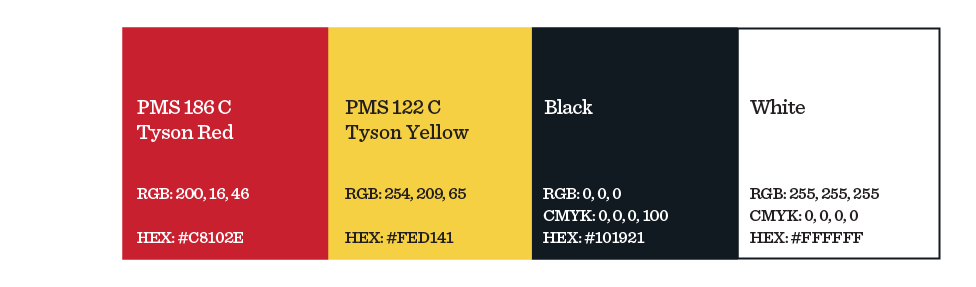 Company Brand Guide | Tyson Foods