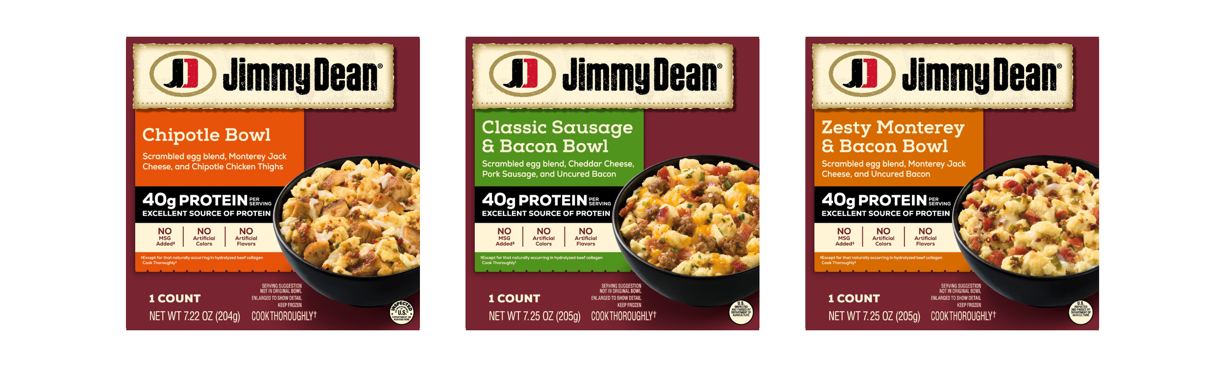 Jimmy Dean® Protein Lineup Expands with New Bowls Featuring 40 Grams of ...